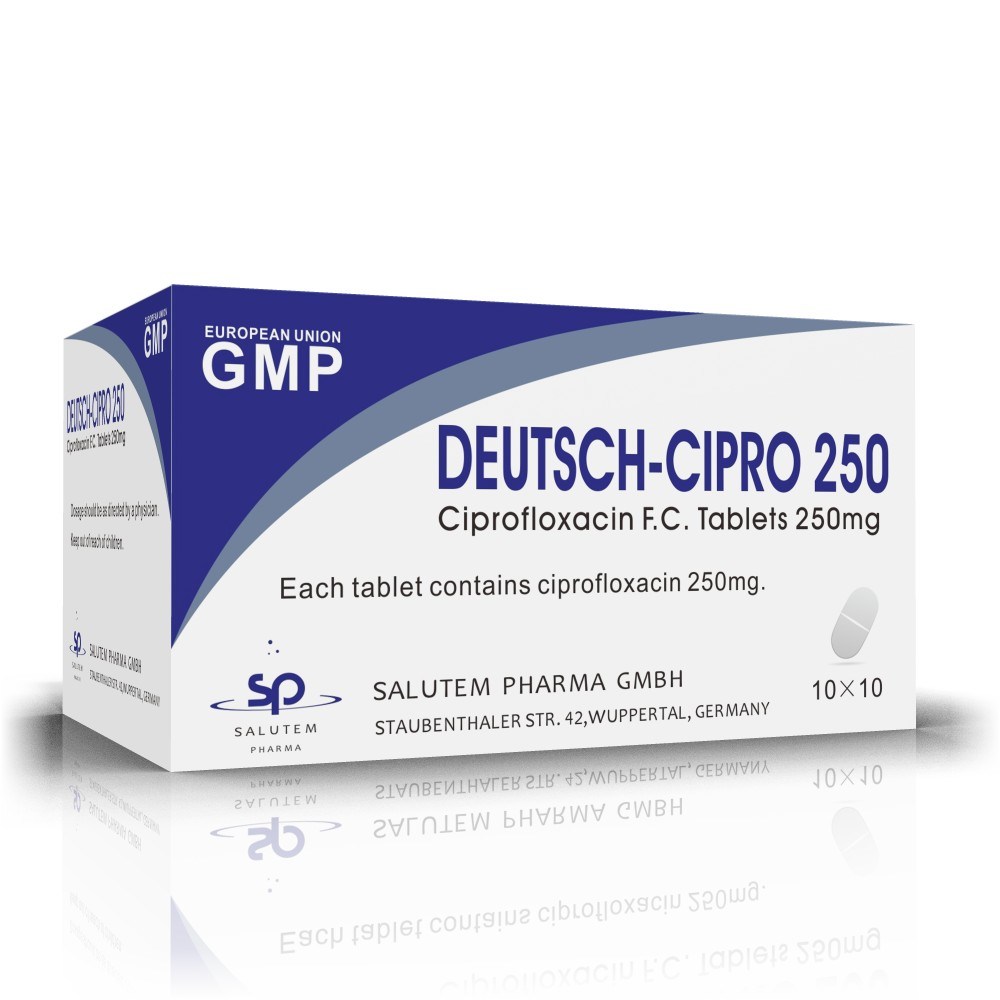 Cipro basics 250 mg — avec assurance en ligne