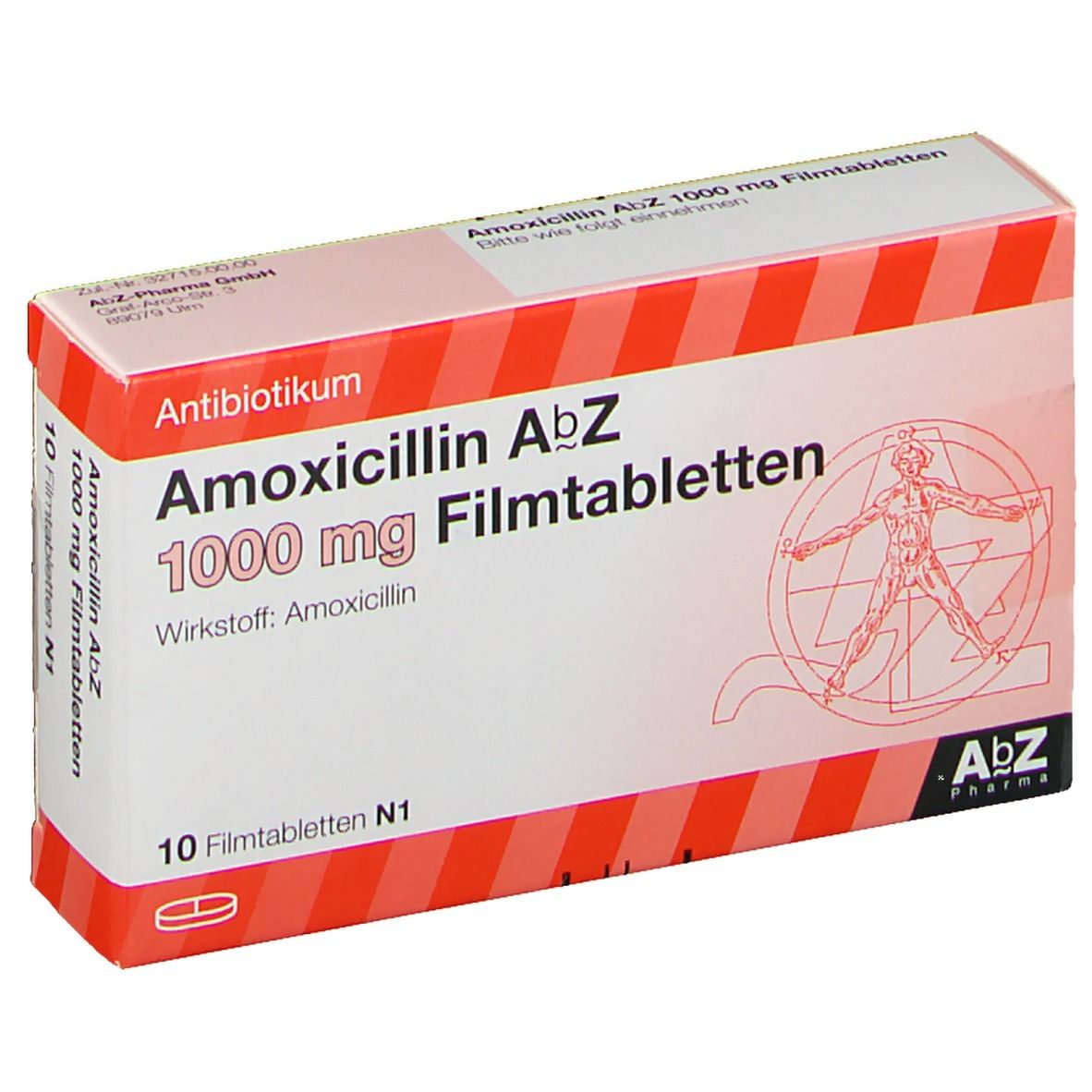 Amoxicillin 1000 mg verpackungsgrößen — Coût de la dose unique